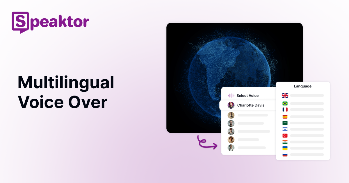 Multilingual Voice Over Generator