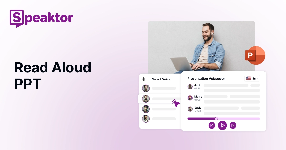 Read Aloud PPT with AI Voice Narration